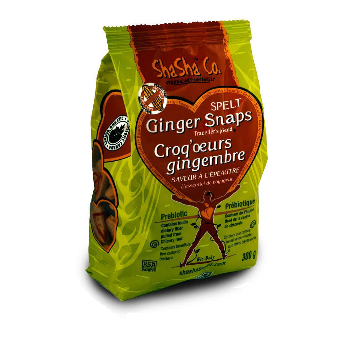 ORGANIC SPELT GINGER SNAPS 300G