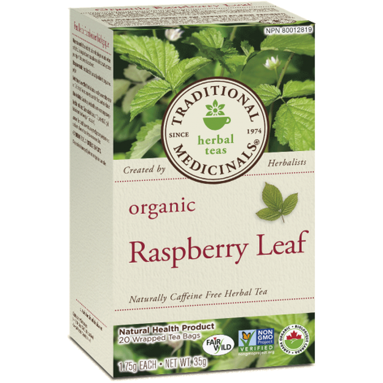 ORGANIC RASPBERRY LEAF TEA 16B
