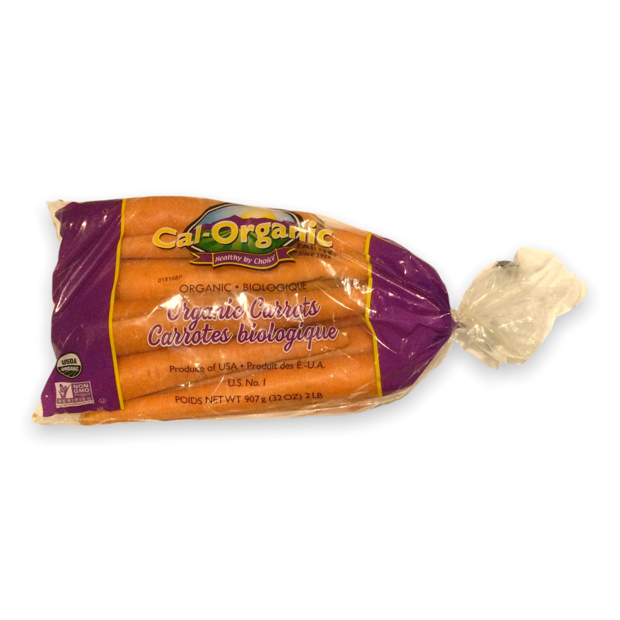 ORGANIC CARROTS BAGGED 2LB