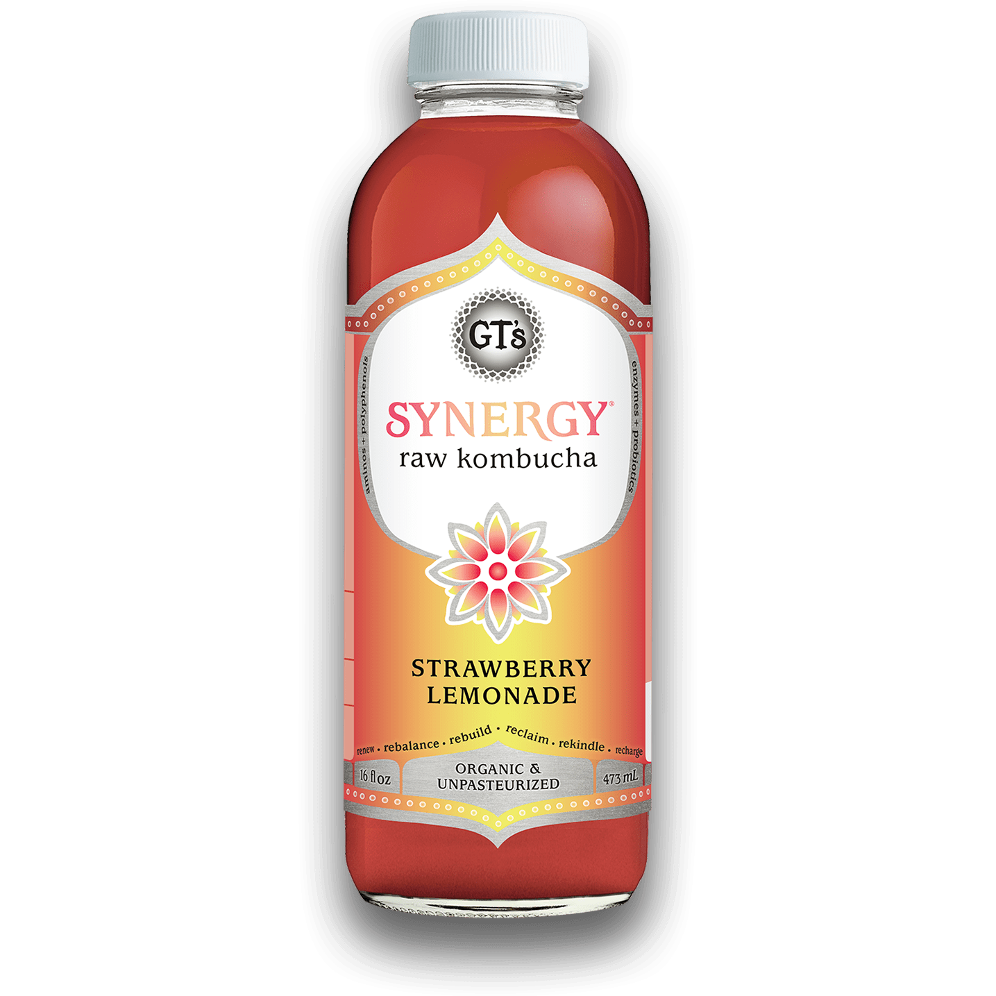 STRAWBERRY LEMONADE SYNERGY KOMBUCHA